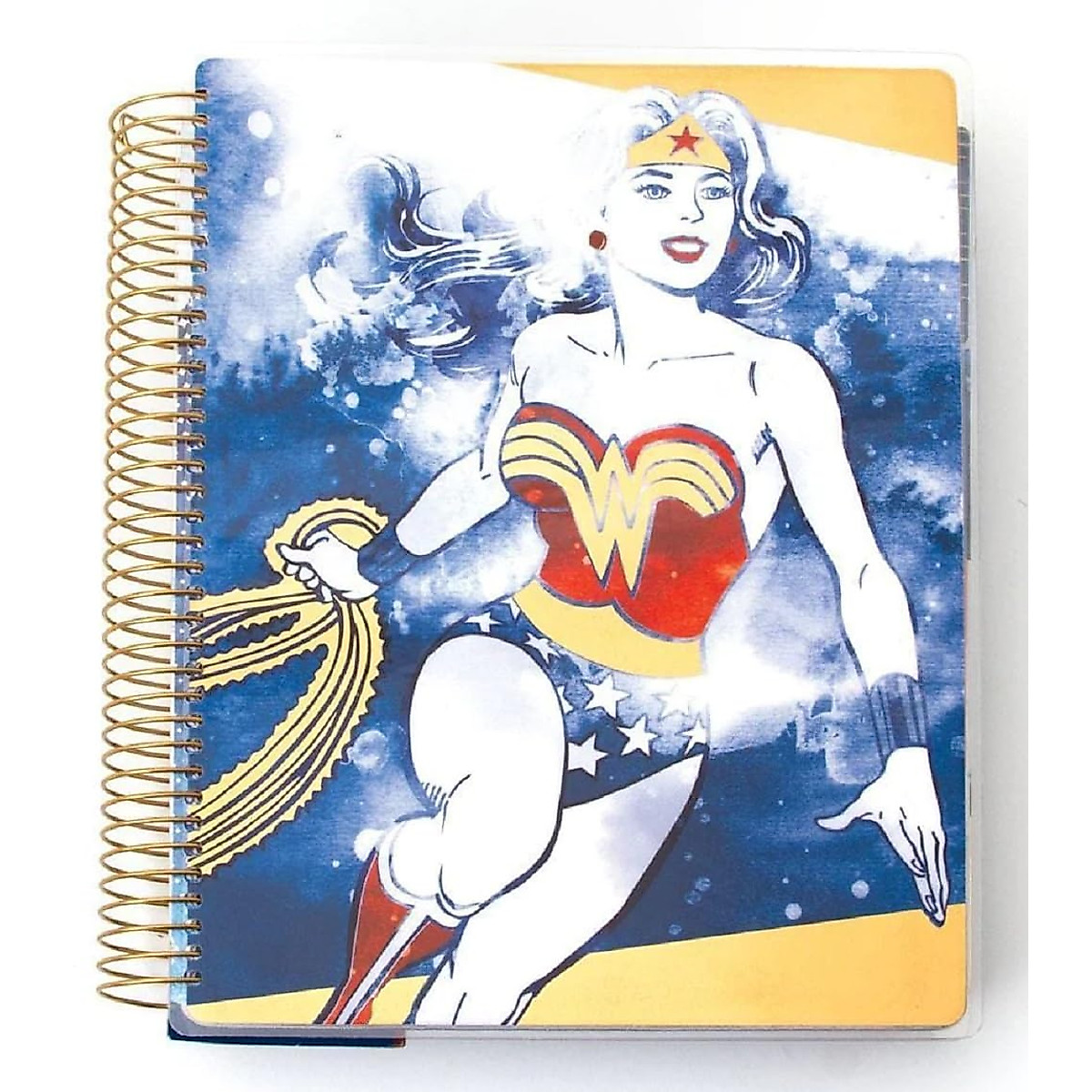 Paper House Productions DC Comics Wonder Woman 12 Month Undated 9.5" Planner with Month and Event Flag Stickers