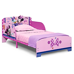 Delta Children Wood and Metal Toddler Bed, Minnie Mouse