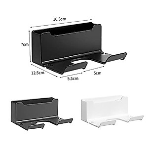 Hair Dryer Holder, Plastic Hair Tool Organizer Self Adhesive Bathroom Hair Dryer Rack Wall Mounted Hair Dryer Hanging Rack Organizer Home Decor, No Drilling