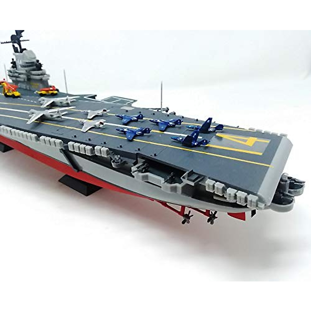Atlantis USS Ticonderoga CV-14 1/500 Angled Deck Aircraft Carrier Toy and Hobby Plastic Ship Model kit Made in The USA