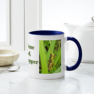 CafePress Grasshopper Mug Ceramic Coffee Mug, Tea Cup 11 oz