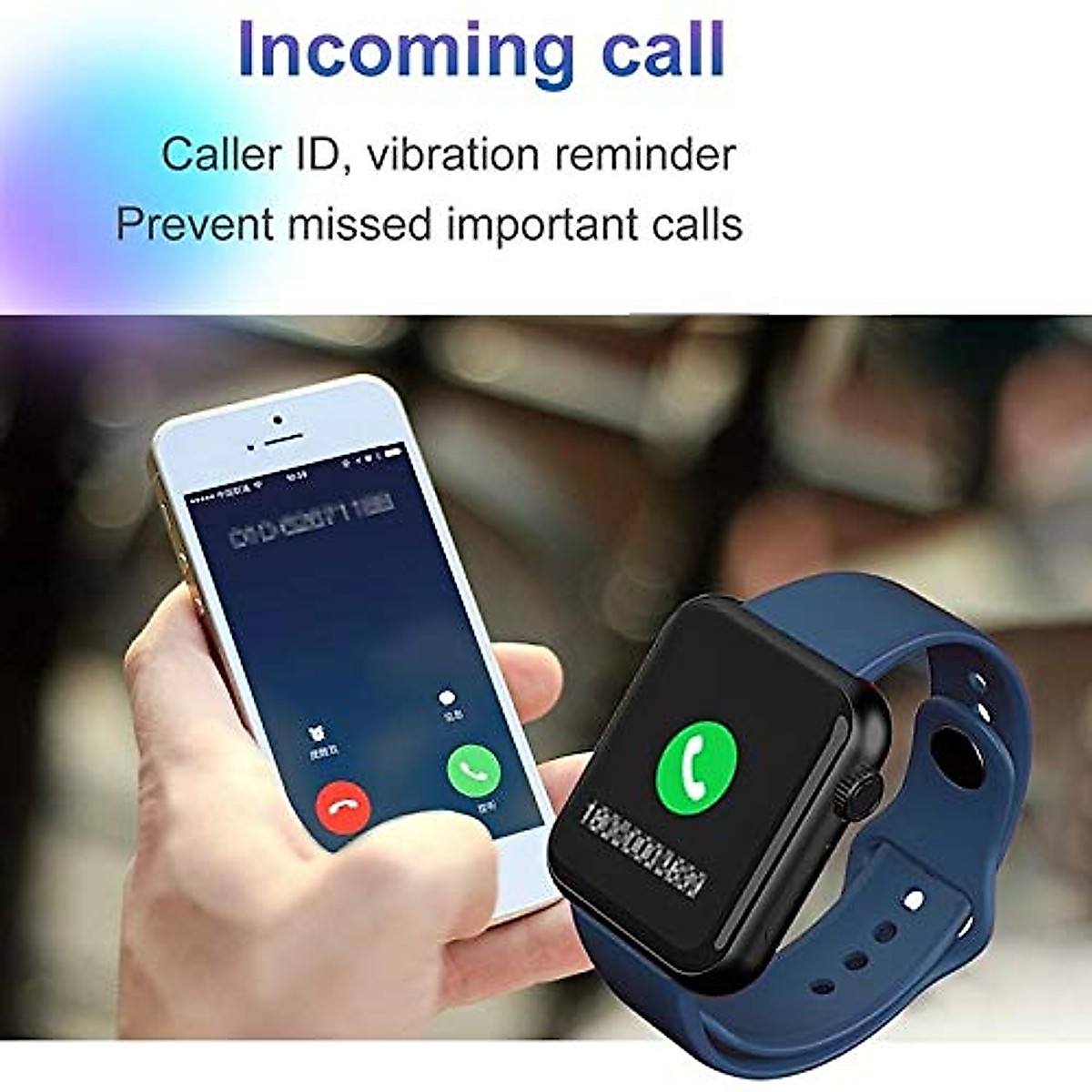 XXXDXDP Smart Watch Blood Pressure Monitor Waterproof Men Women Smartwatch Heart Rate Fitness Tracker Weather Forecast Watch Smart (Color : D)