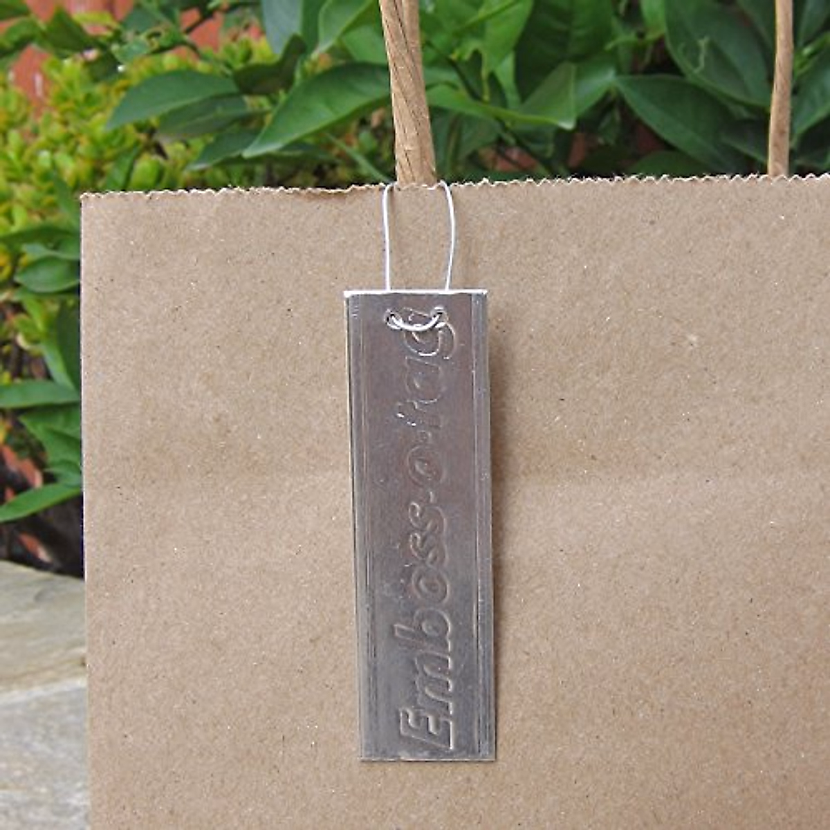 Emboss-O-Tag Double Sided Metal Labels for Gardens