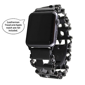 BestTechTool watch adapter compatible with LEATHERMAN TREAD and compatible with GARMIN watch (vivoactive 4/Darth Vader/First Avenger, Black-TREAD LT)