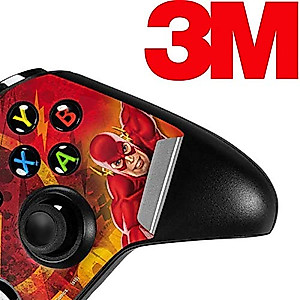 Skinit Decal Gaming Skin compatible with Xbox One S Controller - Officially Licensed Warner Bros Ripped Flash Design