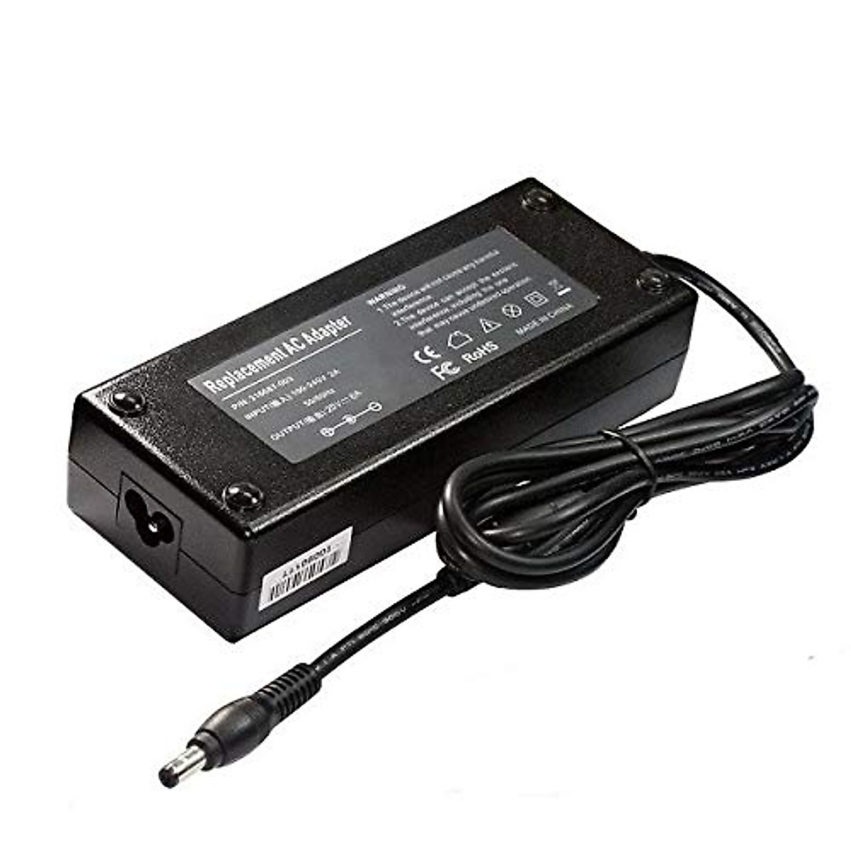 PowerTech AC Adapter Power Supply for PreSonus AudioBox 1818VSL, 65W, 12V DC, Barrel Connector, Travel, Wall Mount, 2 Pin, Type E 2pin Fr, 120V AC, 5A, 1 Count