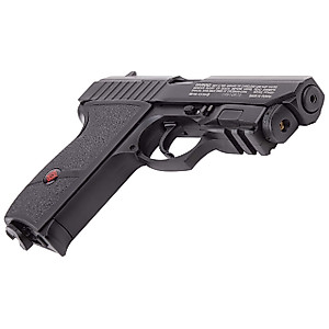 Crosman PFM520 Night Stalker CO2-Powered Air Pistol With Red Laser Sight (Class II <1 mW)