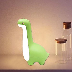 DUFFOBAN, Dinosaur Light Cute LED Night for Kids, Nursery Night Lights,Portable Bedroom Cute Bedside lamp for Girls Boys Gifts Decor Lamps .Rechargeable Baby Mood Light Dinosaur Lamp.（Blue）