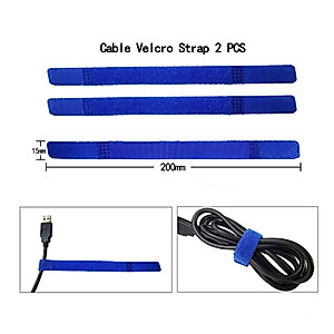 VR Stand for Oculus Quest 2, VR Headset Display Holder and Controller Holder Mount Station with Cable Velcro Strap for Oculus Quest/Quest 2/Rift/Rift S/GO/HTC Vive/Vive Pro/Play Station VR