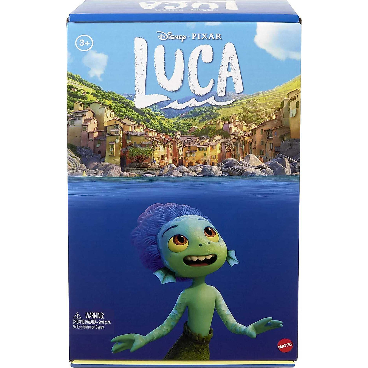 Mattel Pixar Luca Alberto Scorfano Action Figure Movie Toys, Highly Posable with Color Change Elements, Swappable Parts & Authentic Look, Kids Gift Ages 3 Years & Up