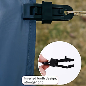 Tarp Clips Heavy Duty Lock Grip,Tarp Clamps for Cover Awnings, Outdoor Camping, Caravan Canopies, Car Covers