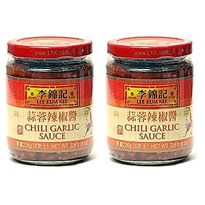 Lee Kum Kee Chili Garlic Sauce, 8oz (Pack of 2)