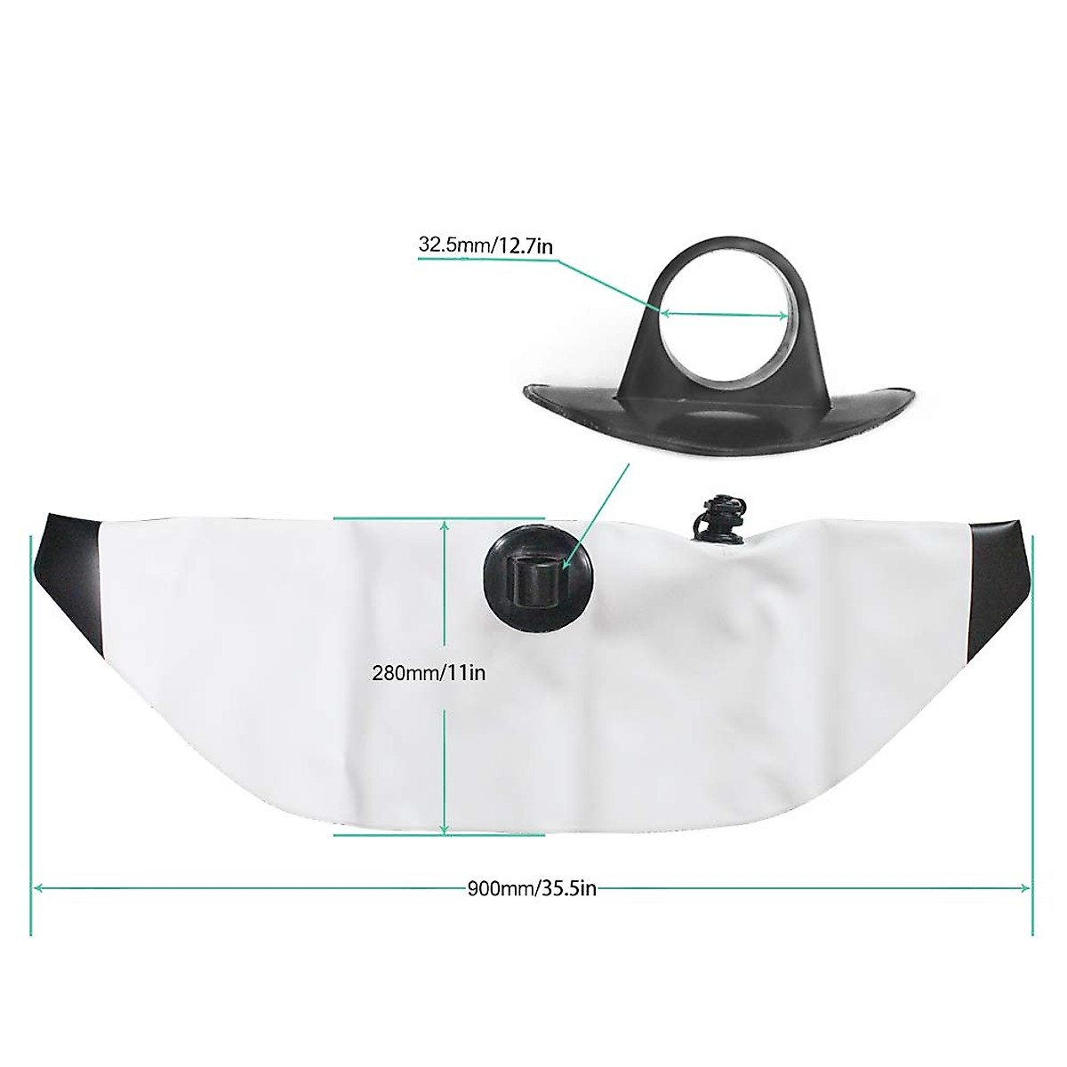 KUNPENG 2 Pieces Kayak Outrigger Stabilizer,Kayak Floating Barrels,Standing Stabilizer System,Water Kayak Floats Buoy