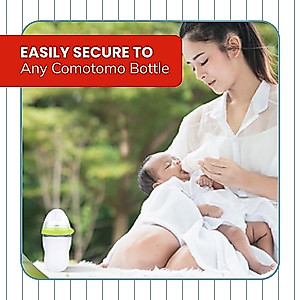 Baby Bottle Cap Lid for Comotomo 5 Ounce and 8 Ounce Silicone Bottles, 3 Pack