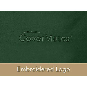 Covermates Keepsakes - Storage Box - Heavy Duty Polyester - Reinforced Handles - ID Window - Indoor Storage - Closet Storage-Green