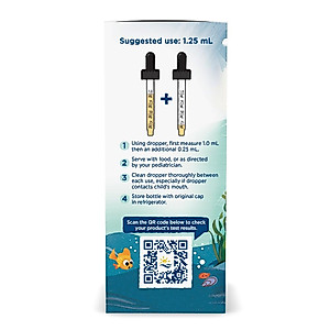 Nordic Naturals Children’s DHA Xtra, Berry Punch - 2 oz for Kids - 880 mg Total Omega-3s with EPA & DHA - Cognitive & Immune Function, Learning, Social Development - Non-GMO - 48 Servings