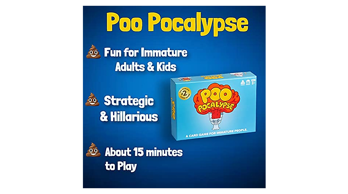 Poo Pocalypse: Hilarious Family Card Game for Adults & Kids