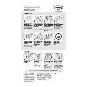 Command 17600B-ES Bathroom Water-Resistant, 1-Hook, 2-Strips, Organize Damage-Free HARDWARE, 0