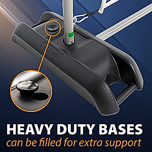 Lifetime Pro Pickleball Set – Includes Pickleball Net, 4 Paddles, 3 Outdoor Pickleballs, 1 Indoor Pickleball, 2 Portable Bases, Steel Poles, Paddle Bag, and Bag for Complete Set