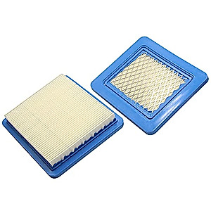 2 Pack 491588S Air Filter for BS 491588 399959 4942245 4915885 3.5-6.5 HP Quantum Engines, Lawn Mower Air Filter