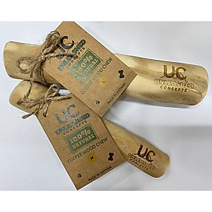 Unleashed Concepts Natural Coffee Wood chew for Dogs (Medium)