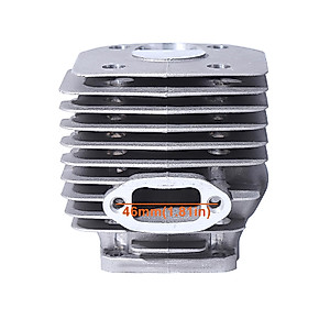 Mtanlo 48mm Cylinder Piston Pin Ring Top End Kit for Husqvarna 261 262 262XP 262XPH Chainsaw 503907971 503541171 503541172