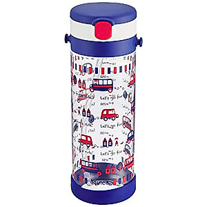 Richell Aqulea Outing Straw Mug 450ml Navy