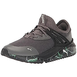 PUMA Shoes Pacer Future Sneaker, 12.5 US Unisex Little Kid, Cool Dark Gray Black-Andean Toucan