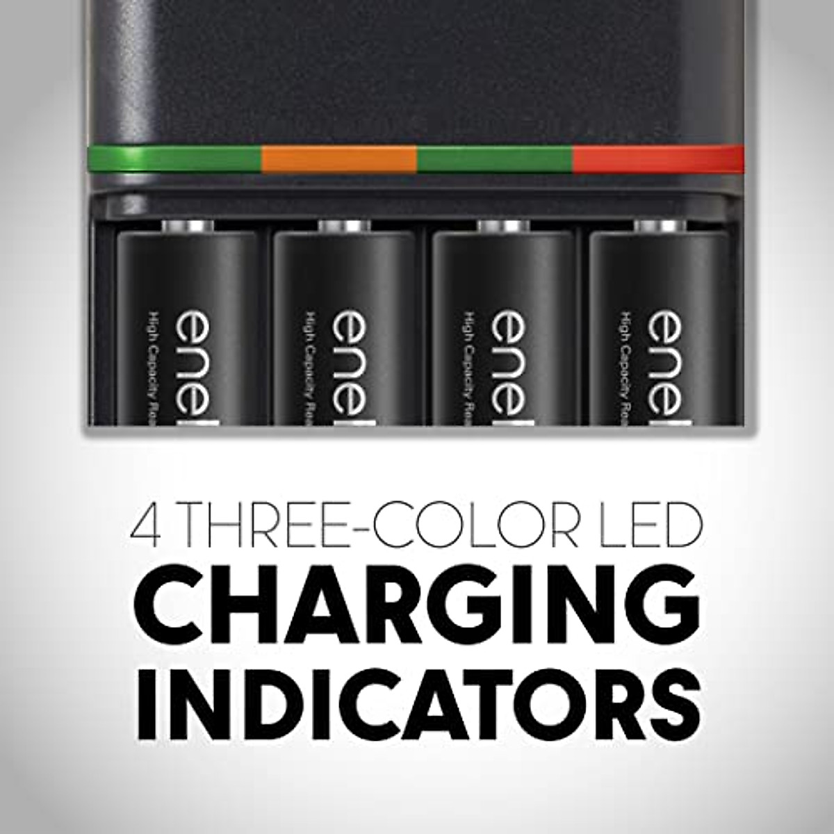 Panasonic K-KJ55KHC4BA Advanced 4 Hour Quick Battery Charger with 4AA eneloop pro High Capacity Rechargeable Batteries