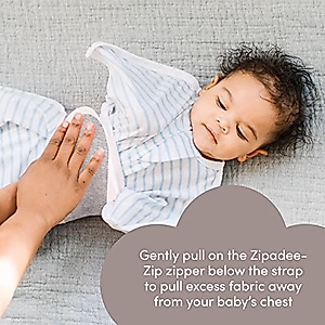 SleepingBaby Snuggle Strap, Polyester, Spandex, a Zipadee-Zip Accessory for Wearable Blanket - Grey One Size