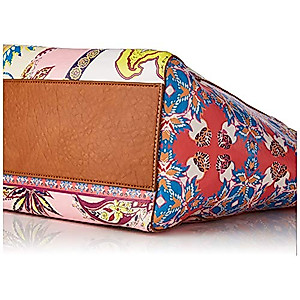 Desigual Women's PU Shopping Bag, Red, U