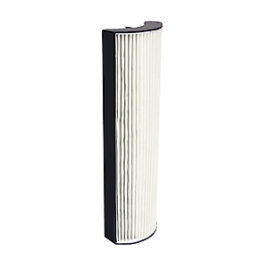 ENVION Medium to Large Room Quiet Operating Filter HEPA Air Purifier with 3 Fan Speeds, Ionizer, LED Display, & Built In Handle, White