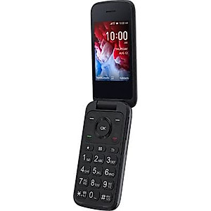 SIMBROS Unlocked ALCATEL TCL FLIP PRO 4056S Unlocked for All Carriers in The Americas Including VERIZON AT&T TMOBILE & Cricket - Comes with Verizon Sim Card sim Key Complete New Package