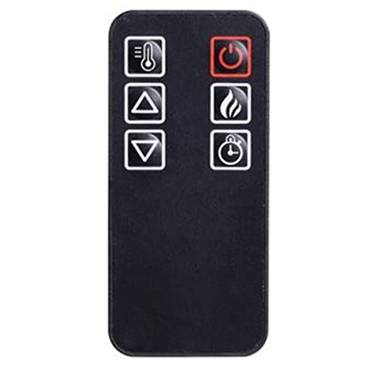 Electric Fireplace with Mantel - Freestanding Heater with Remote Control, Adjustable LED Flames and Faux Logs - Living Room Decor by Northwest (White)