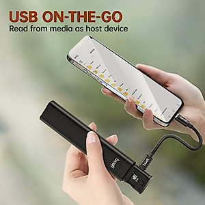 BUDI Multifunctional 9 in 1 Data Cable with USB Type-C Card Reader Micro SD Memory Card high-Speed Card Reader Adapter Suitable for Mobile Phone Cameras and Computers (9 in 1 Card Reader)