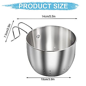 Stainless Steel Sink Food Catcher, Multifunctional Hanging Sink Strainer Colander Drain Basket for Filter Kitchen Waste and Wash Fruits or Vegetables