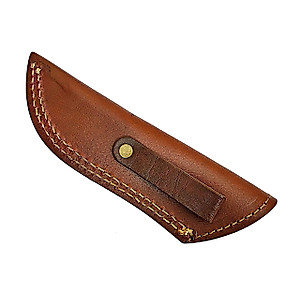 7" long handmade leather knife sheath for 7"—9" fixed blade knife