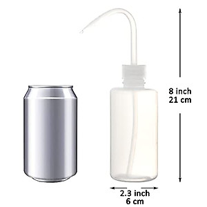 Youngever 4 Pack Plastic Wash Bottles, Empty Squeeze Wash Bottles, Plastic Squeeze Bottles (8 Ounce)