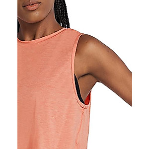 BALEAF Women's Tops Workout Tank Top Crop Tops Cropped Athletic Gym Muscle Shirts Yoga Trendy Heather Coral M