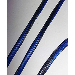 Parker Spartan Crossbow String 34" Custom Blue River BOWSTRINGS (Black/Blue)