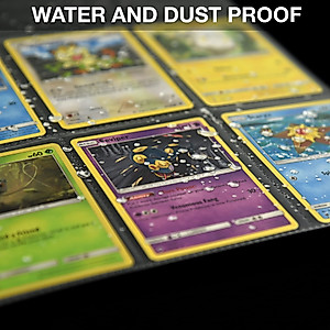 Samsill 100 Pack 9 Pocket Trading Card Sleeves, Holds 900 Cards,Clear, Fits in Standard 3 Ring Binder