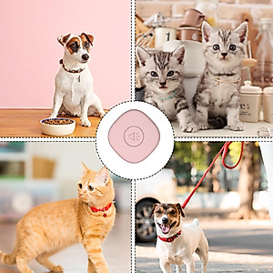 Protective Case for Samsung Galaxy SmartTag Waterproof Tracker, Locator Protective Case Silicone Case, Lightweight Soft Protective Sleeve Skin (Pink)