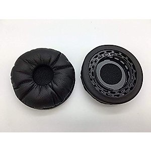 80355-01 - Reki Audio Replacement Ear Pads Cushion Leatherette for Plantronics EncorePro HW710, HW720, HW291N & HW301N Headphones