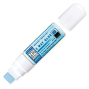 Zig Kuretake 2 Way Glue Stick Pen, Board Tip,15mm Tip, AP-Certified, Made in Japan