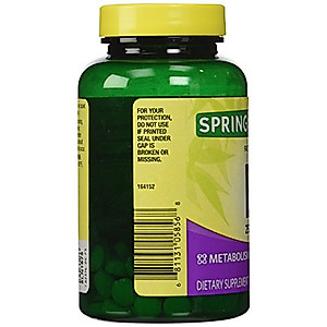 ONLY 1 IN PACK Spring Valley Fast-Dissolve Vitamin B12 2500 Mcg, Metabolism Support, 120 Tablets cherry flavor