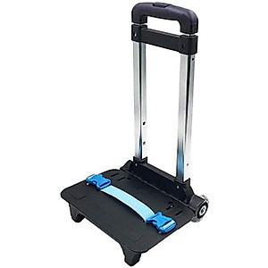Backpack Hand Truck KAMOD Wheeled Cart Trolley Hand Aluminium Alloy Folding Trolley Cart for Schoolbag