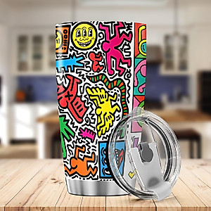 Tumbler Keith Office Insulated Haring Tea 20 30 Oz Coffee Hot Travel Steel Stainless Iced