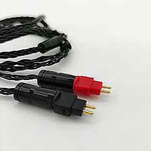 Balanced XLR 4Pin Cable for HD545 HD565 HD580 HD650 HD600 HiFi Cable Made with an Improved 100-strand Soft Teflon Coated Silver Plated Copper Wire 1.8m/5.9ft