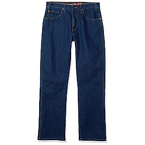 Dickies mens Active Waist 5-pocket Flex Performance Pants Jeans, Rinsed Indigo Blue, 36W x 30L US