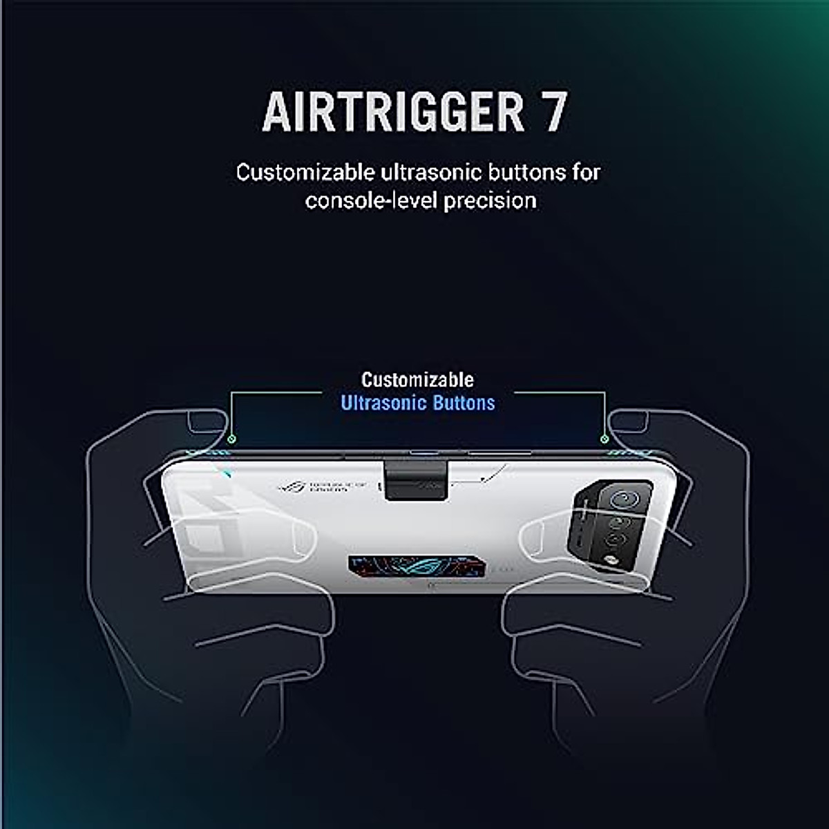 ASUS ROG Phone 7 Ultimate Cell Phone, AeroActive Cooler Bundle, 6.78” FHD+ 2448x1080 165Hz, 6000mAh Battery, 16GB RAM, 512GB Storage, AI2205-16G512G-ULT [US Version]